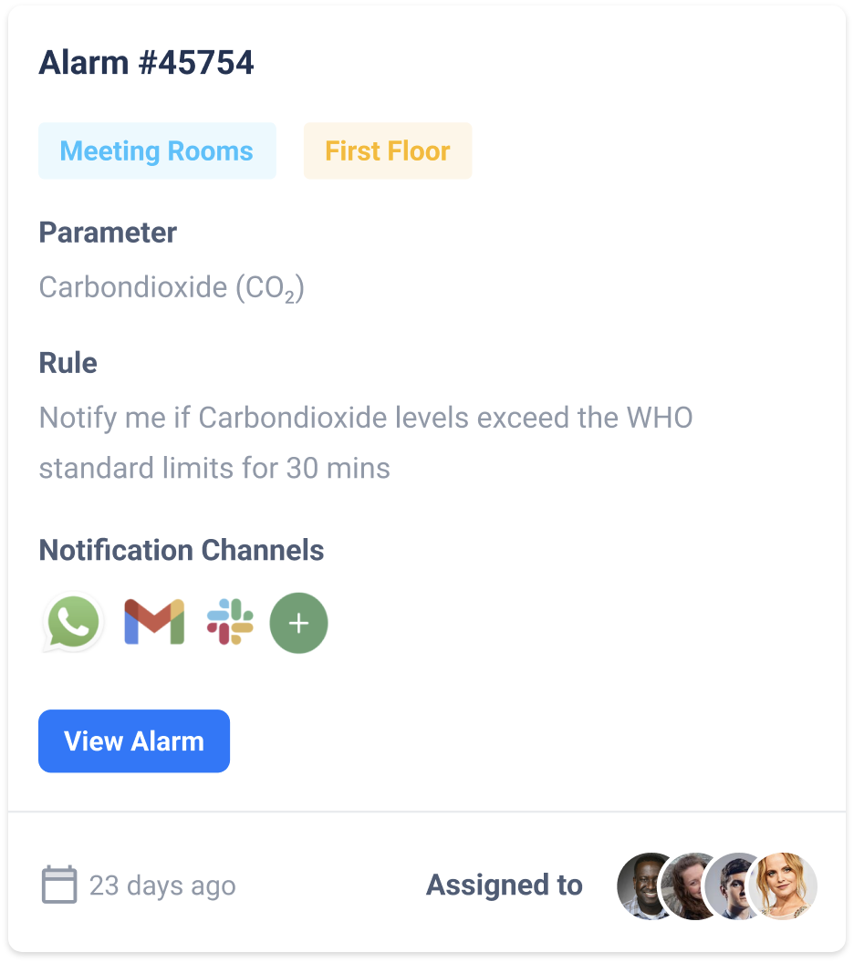 Notification Builder - Sensgreen