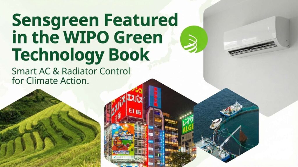 Sensgreen Featured in WIPO Green Technology Book - Sensgreen