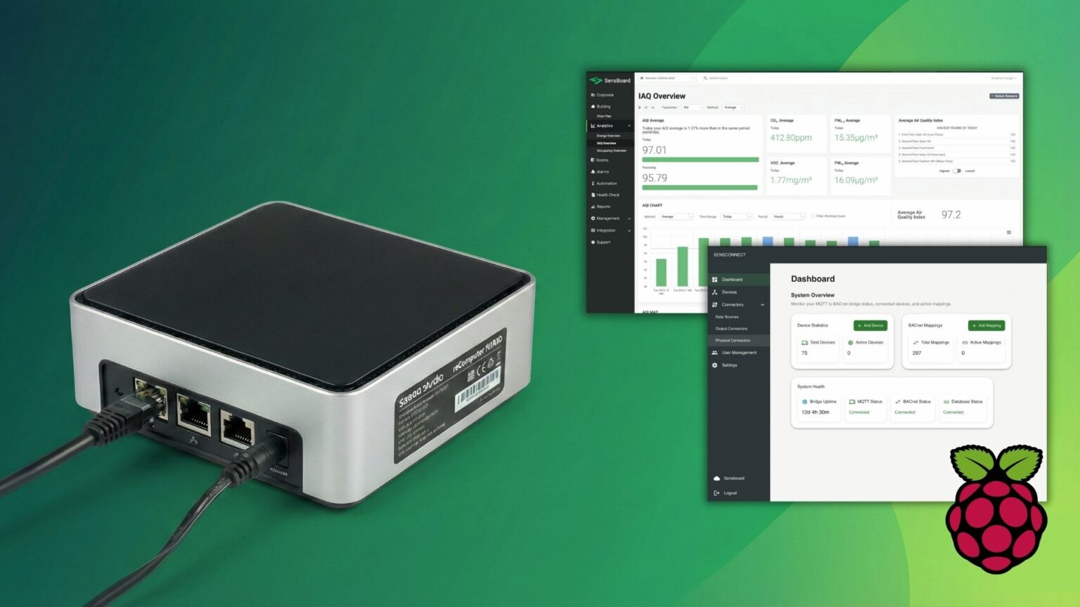 Sensgreen Featured By Raspberry Pi: Edge AI For IAQ